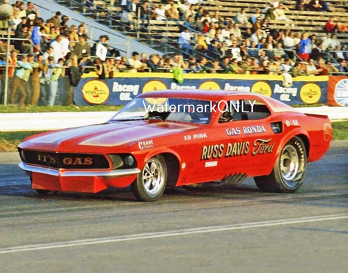 Gaspar "Gas" Ronda 1969 Ford Mustang NITRO Funny Car PHOTO! #(22) | eBay