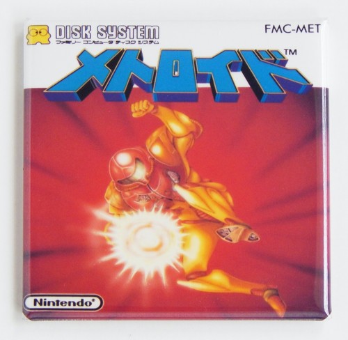 Metroid Famicom FRIDGE MAGNET video game box japan | eBay