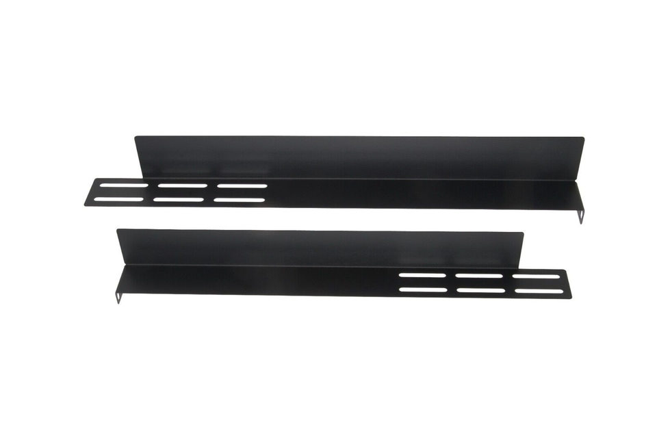 1U Audio Network 4-Post Rack Mount Server Shelf Rails Heavy Duty 1 ...