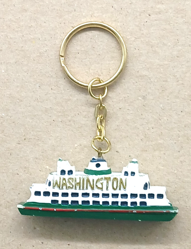 Vintage State of Washington Ferry Boat Keyring Keychain | eBay