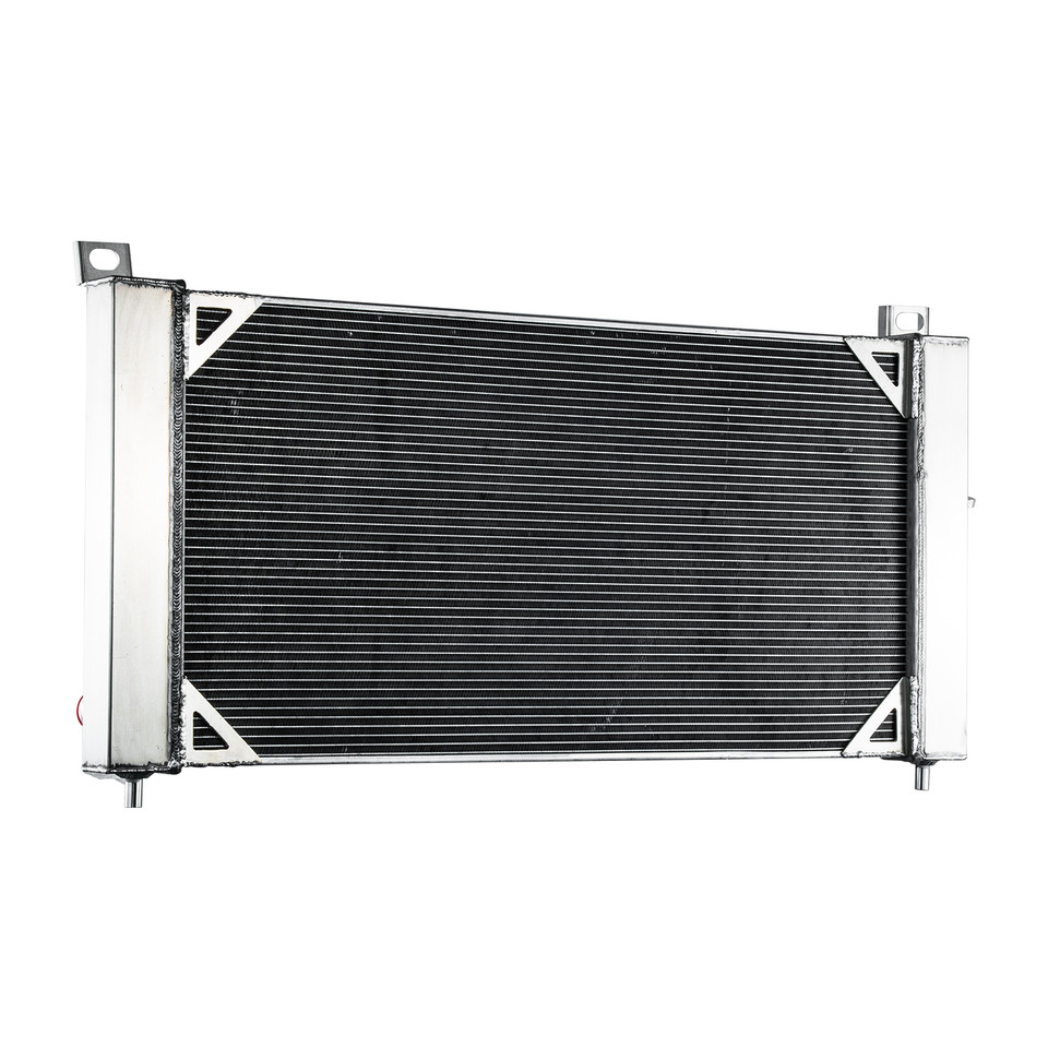 2 Row Aluminum Radiator For 2001-02 Chevy Silverado GMC Sierra 2500 ...