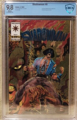 SHADOWMAN #0 - CBCS 9.8 wp WRAPAROUND COVER - ARMSTRONG & MASTER DARQUE ...