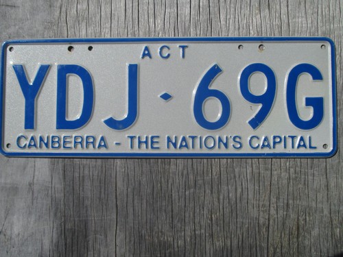 2004 Australian Capital Territory ACT passenger YDJ-69G license plate ...