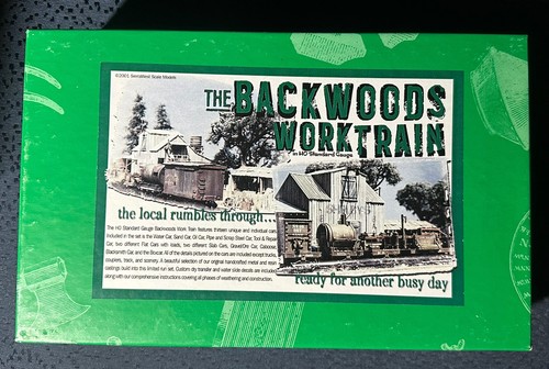 Rare! Sierrawest Scale Models HO Standard Gauge Backwoods Work Train 13 ...
