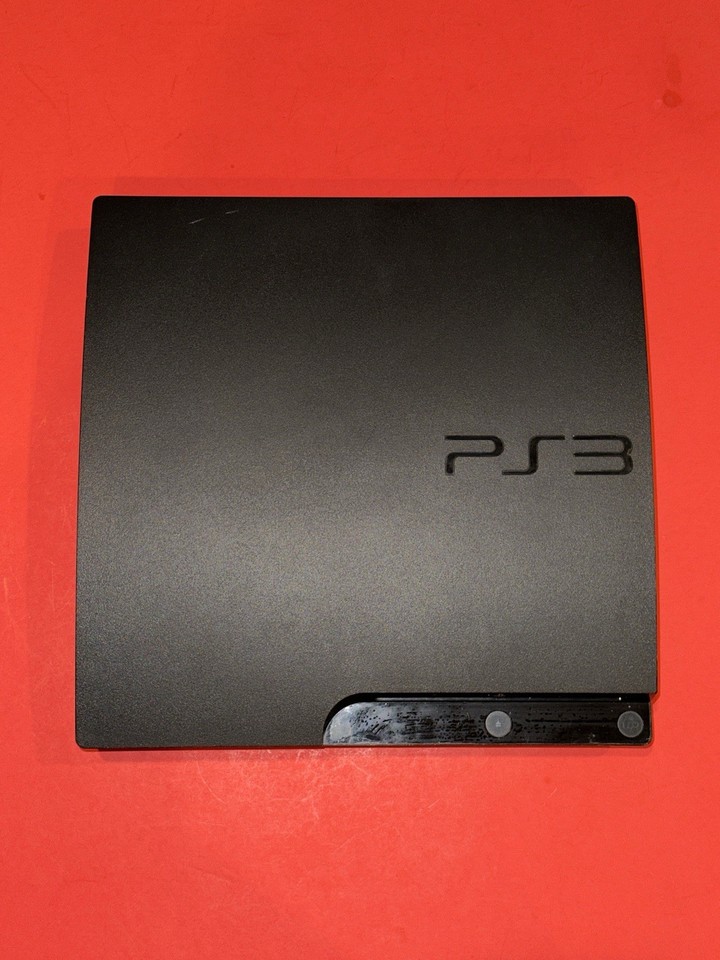 Sony PlayStation 3 160GB PS3 Slim CECH-2501A Black Console Only TESTED ...