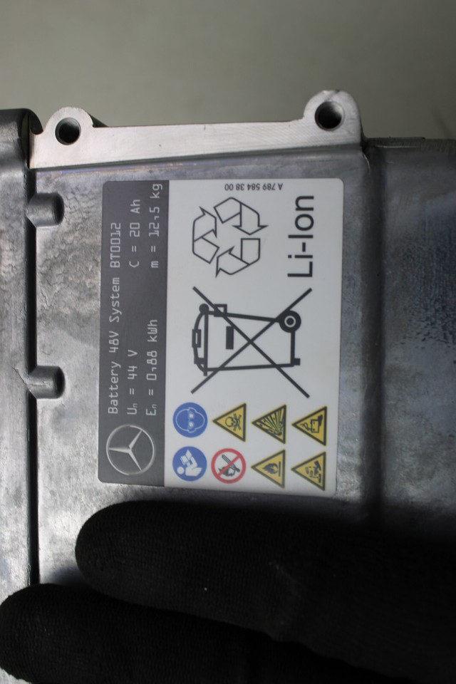 Mercedes Lithium 48V Speicherbatterie A0009825220 Batterie Akku 20AH ...