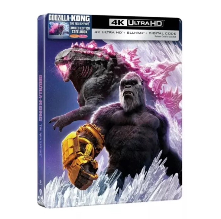 Godzilla X Kong: The New Empire Steelbook 4K | Grelly USA