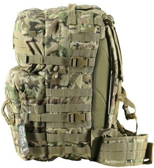 ARMY 40 LITRE RUCKSACK 7 COLOURS MOLLE TACTICAL DAYSACK BAG MILITARY ...