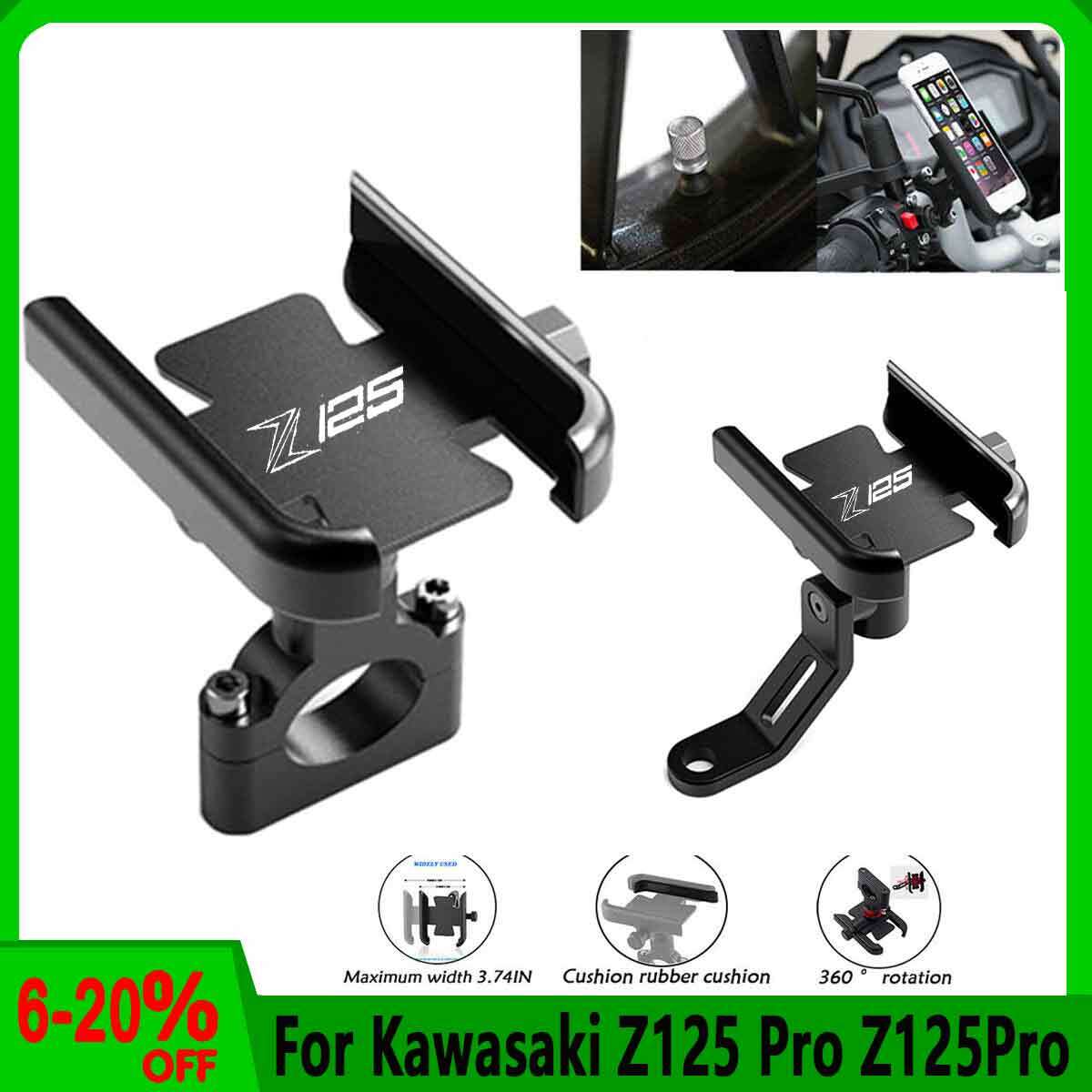 For Kawasaki Z125 Pro Z125Pro Handlebar Mobile Phone Holder GPS Stand ...