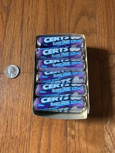 Certs Mint Roll Candy Classic Mints Glacial Breeze. | eBay