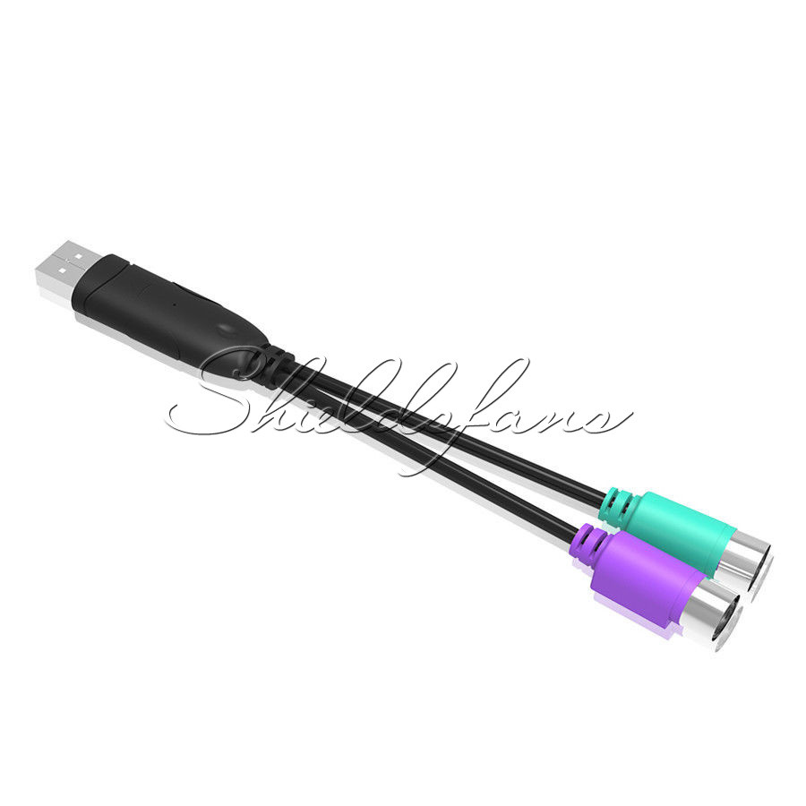 Dual PSX/PS1/PS2 Female to USB Male Converter Adapter Keypad Driver ...