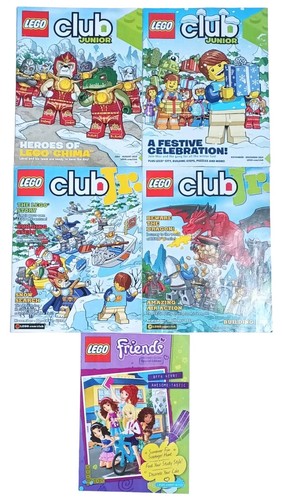 Lot of 4 Lego Club Jr Magazines 2013-2014+ Lego Friends Special Ed ...
