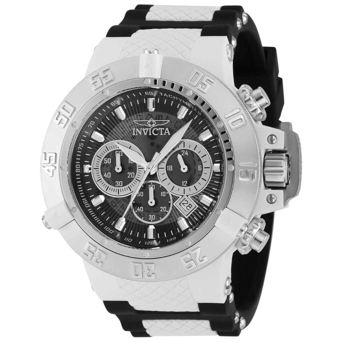 Invicta Subaqua Noma III 50mm Stainless Steel Plastic Case with Silver ...