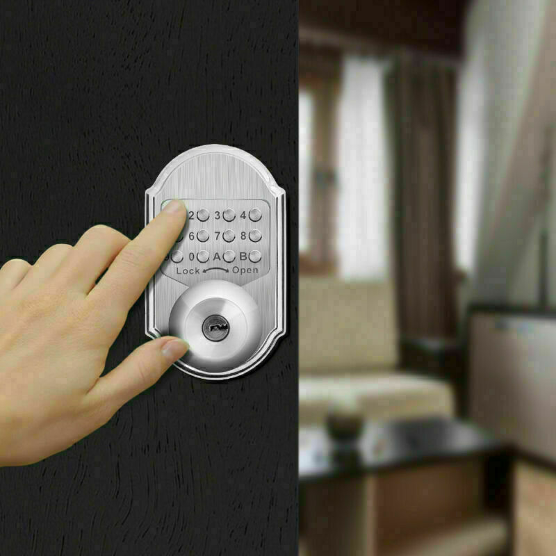 Keyless Mechanical Stainless Steel 304 Door Lock Digital Code Entry ...