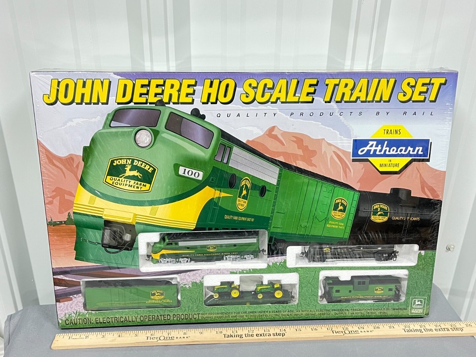 John Deere HO Scale Train Set 1st Edition Athearn 1997 SEALED NIB 330 ...