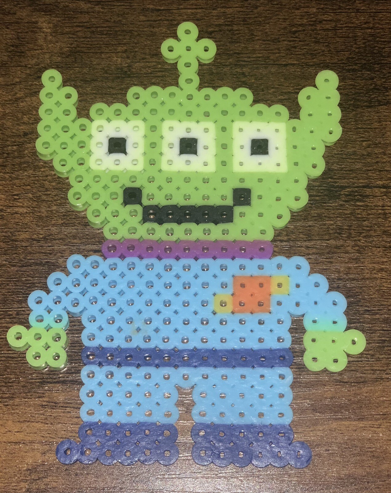 Perler Bead Art Green Alien (little Green Men) Toy Story | eBay