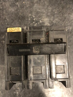 FEDERAL PACIFIC FPE QBHW 3 POLE 20 AMP BOLT IN BREAKER | eBay