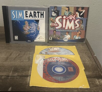 The Sims 1 Original PC CD-ROM 2000 Classic Game- Complete Lot Of 4 ...