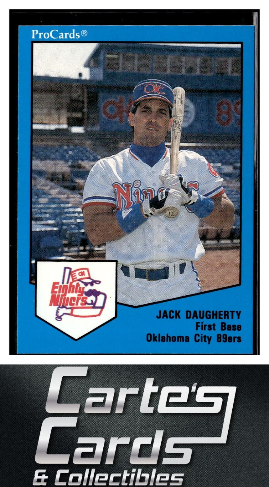 Jack Daugherty 1989 ProCards Minor League Team Sets #1525 Oklahoma City ...