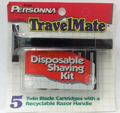 Personna TravelMate Razor, Disposable Kit (Holds All Trac II Blades ...