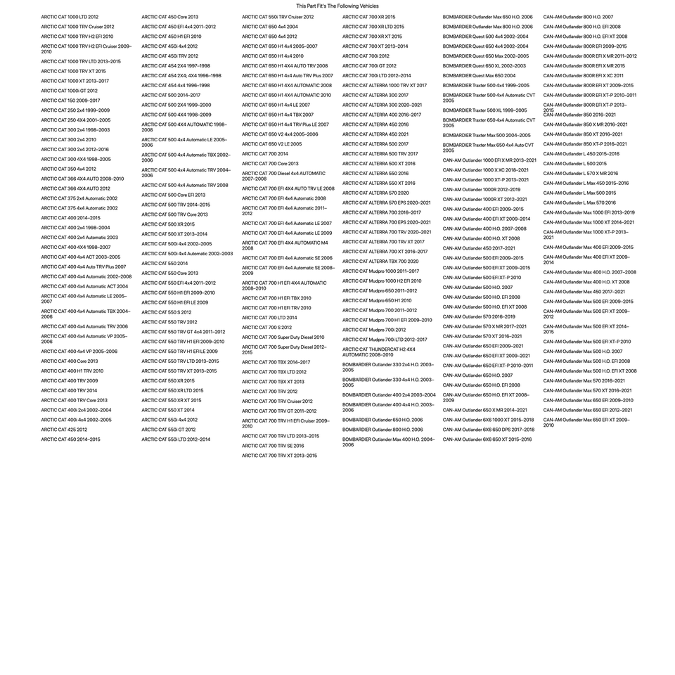 North Coast Outdoor Rigid Rear Cargo Box Black For HONDA TRX 500 4x4 ...