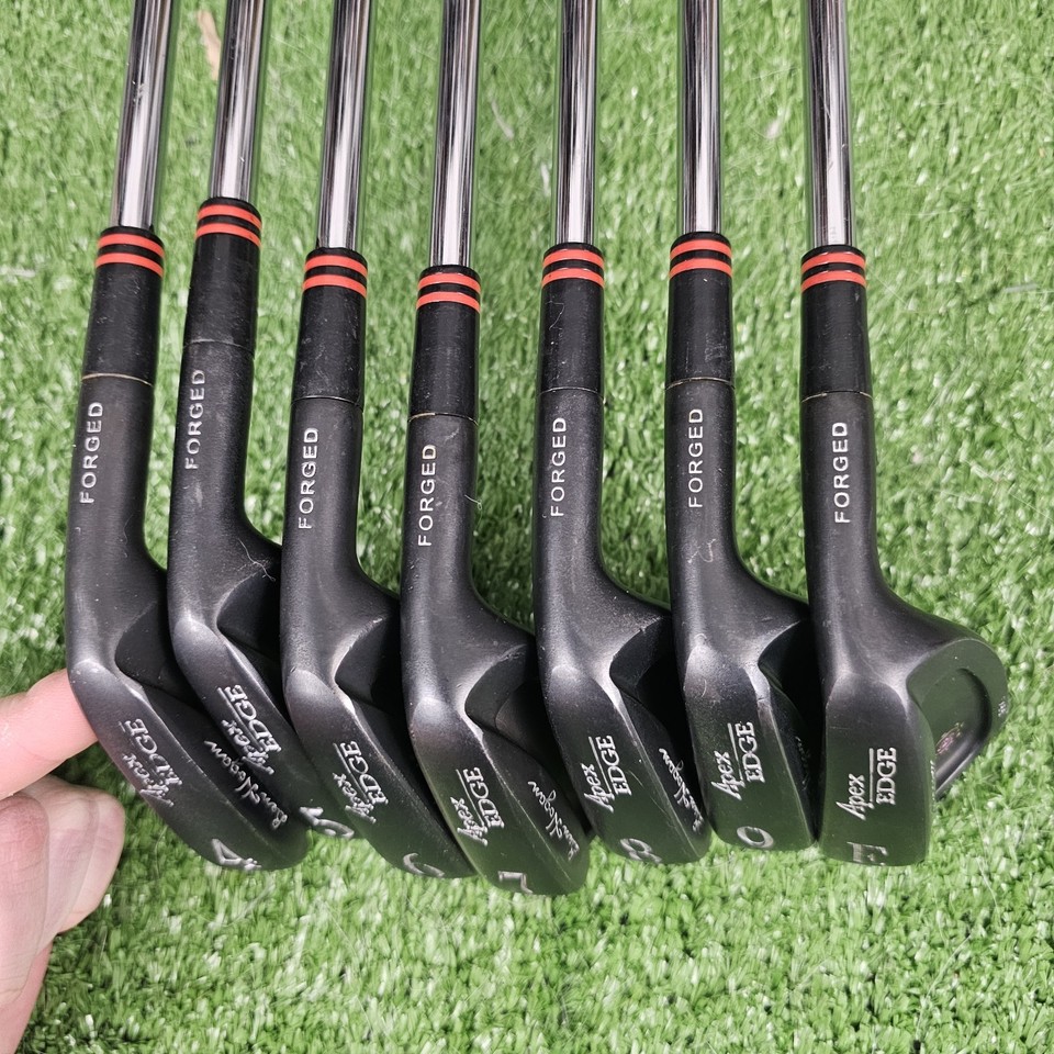 Ben Hogan Custom Black Apex Edge Pro Forged Iron Set 4-PW (E) Stiff ...
