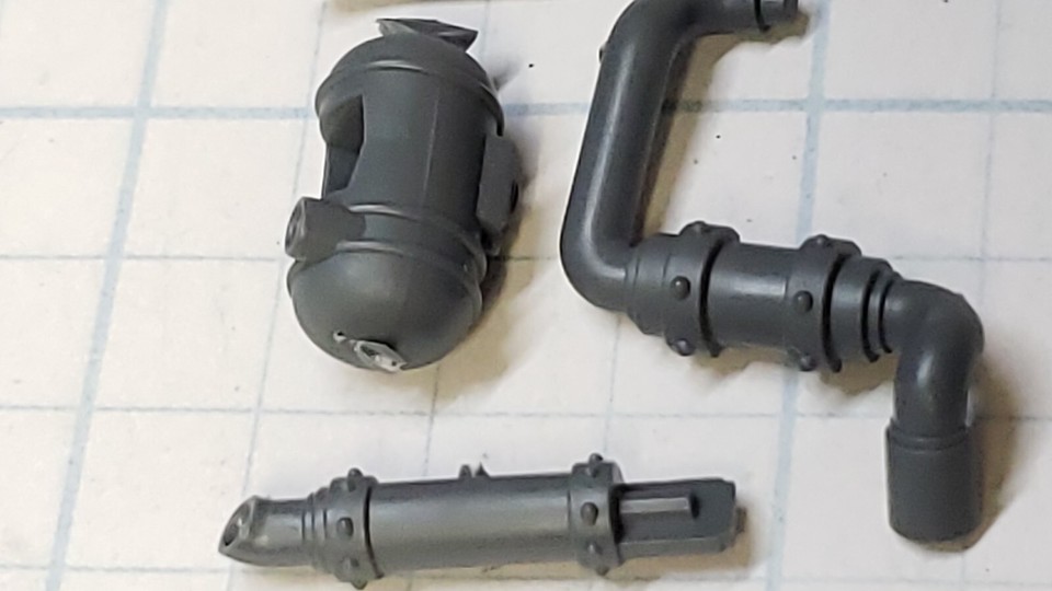 Warhammer 30k Solar Auxilia Bits Hermes Sentinel Fuel & Exhaust System ...