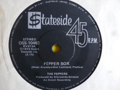 *THE PEPPERS "Pepper box / Pinch of salt" 7" Vinyl Record 45rpm | eBay ...