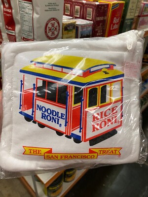 Vintage Rice A Roni A San Francisco Treat Trolly Car Cooking Hot Pad ...