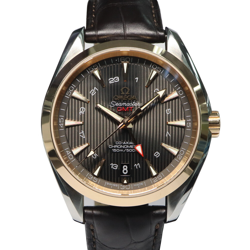 Omega Seamaster Aqua Terra 150M GMT 231.23.43.22.06.001 RG SS watch men ...