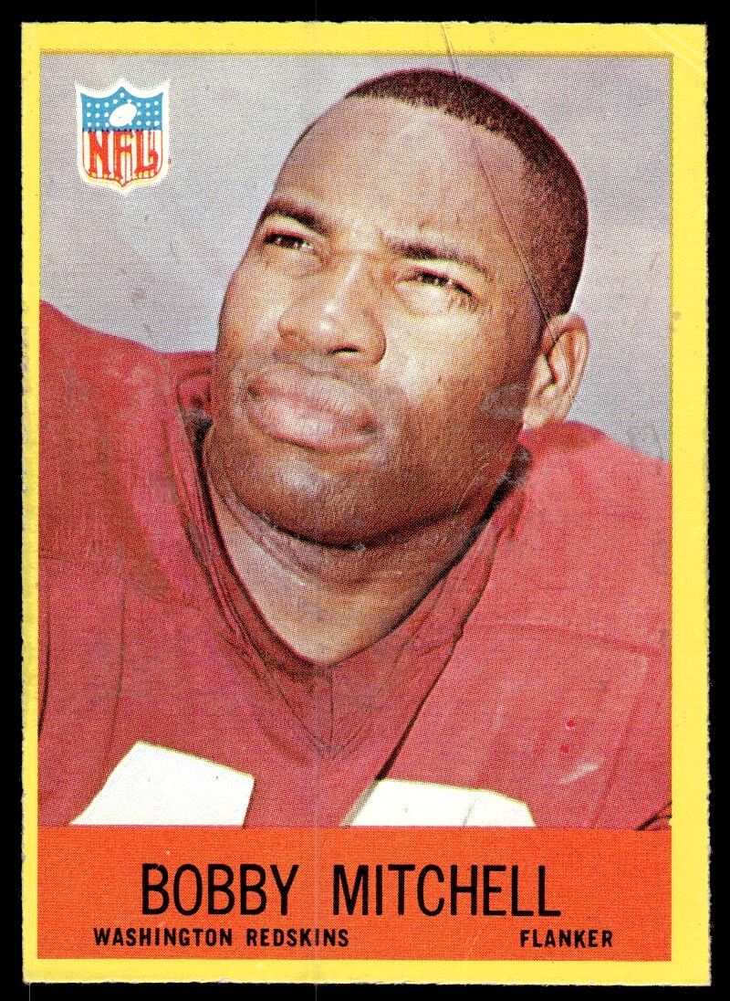 1967 Philadelphia Bobby Mitchell Washington Redskins #186 | eBay