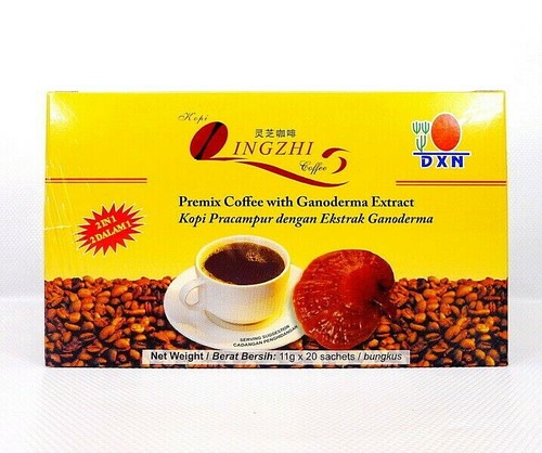 36 Boxes DXN Lingzhi Black Coffee 2 in 1 Ganoderma Reishi Instant ...