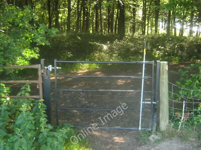 Photo 6x4 Bridle gate near Covert Wood Bladbean This gate is on a ...