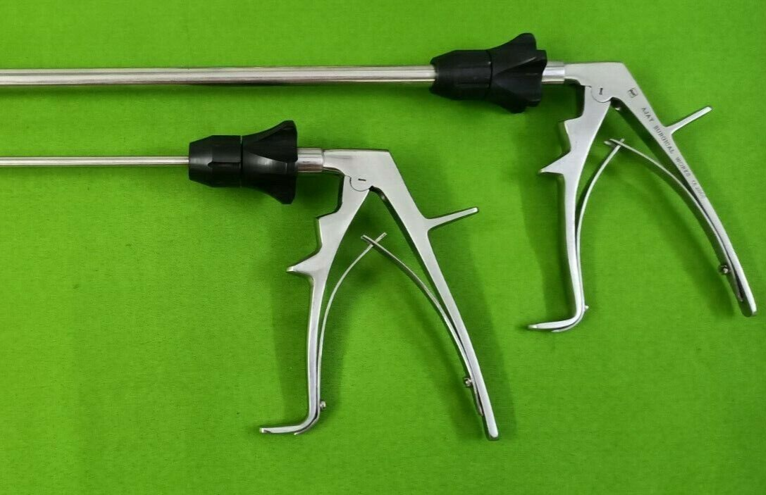 2pc Laparoscopic Clip Applicator Single Action 5mm & 10mm Reusable ...