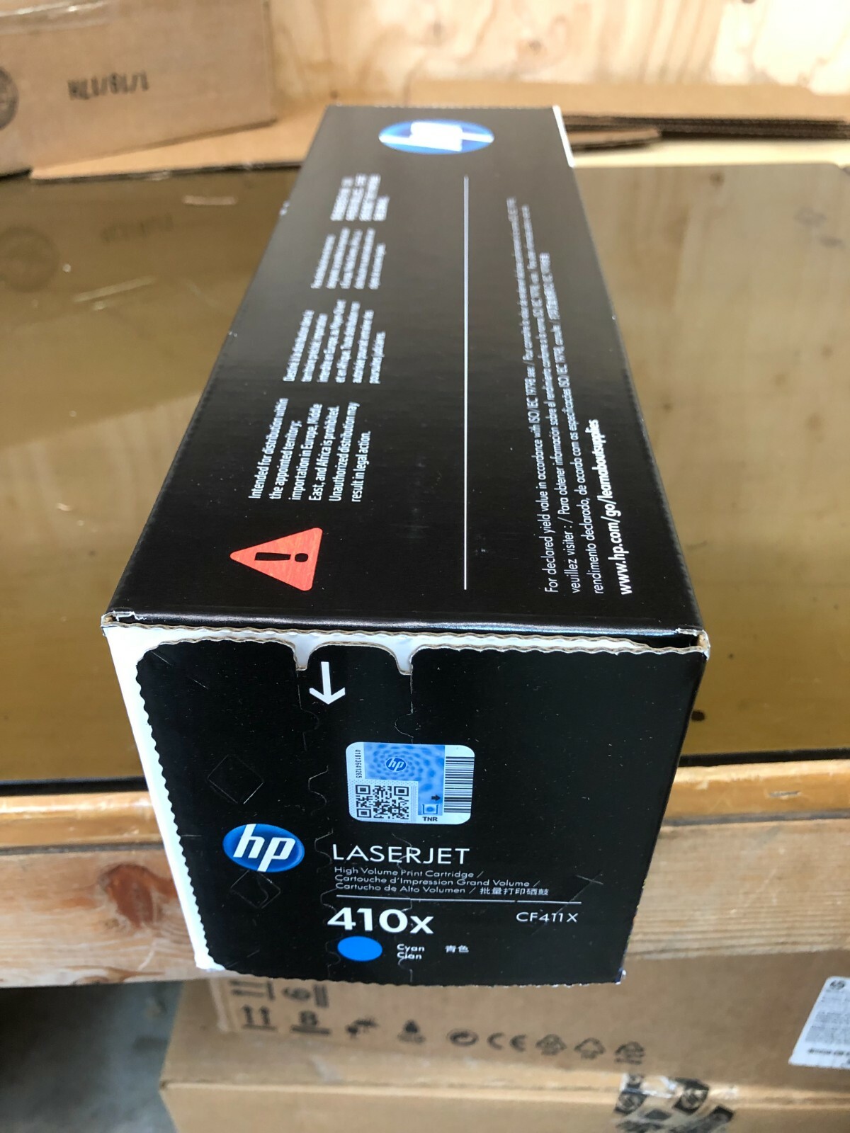 HP 410X CF411X CYAN New Sealed Retail HP Box CF411X. EXACTLY AS PITURED ...