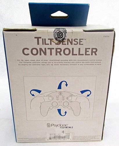 Psyclone Essentials Tilt Sense PS2 Controller 842892010077 | eBay