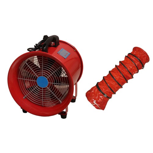 Portable Industrial Ventilator Axial Blower Workshop Extractor Fan 12 ...