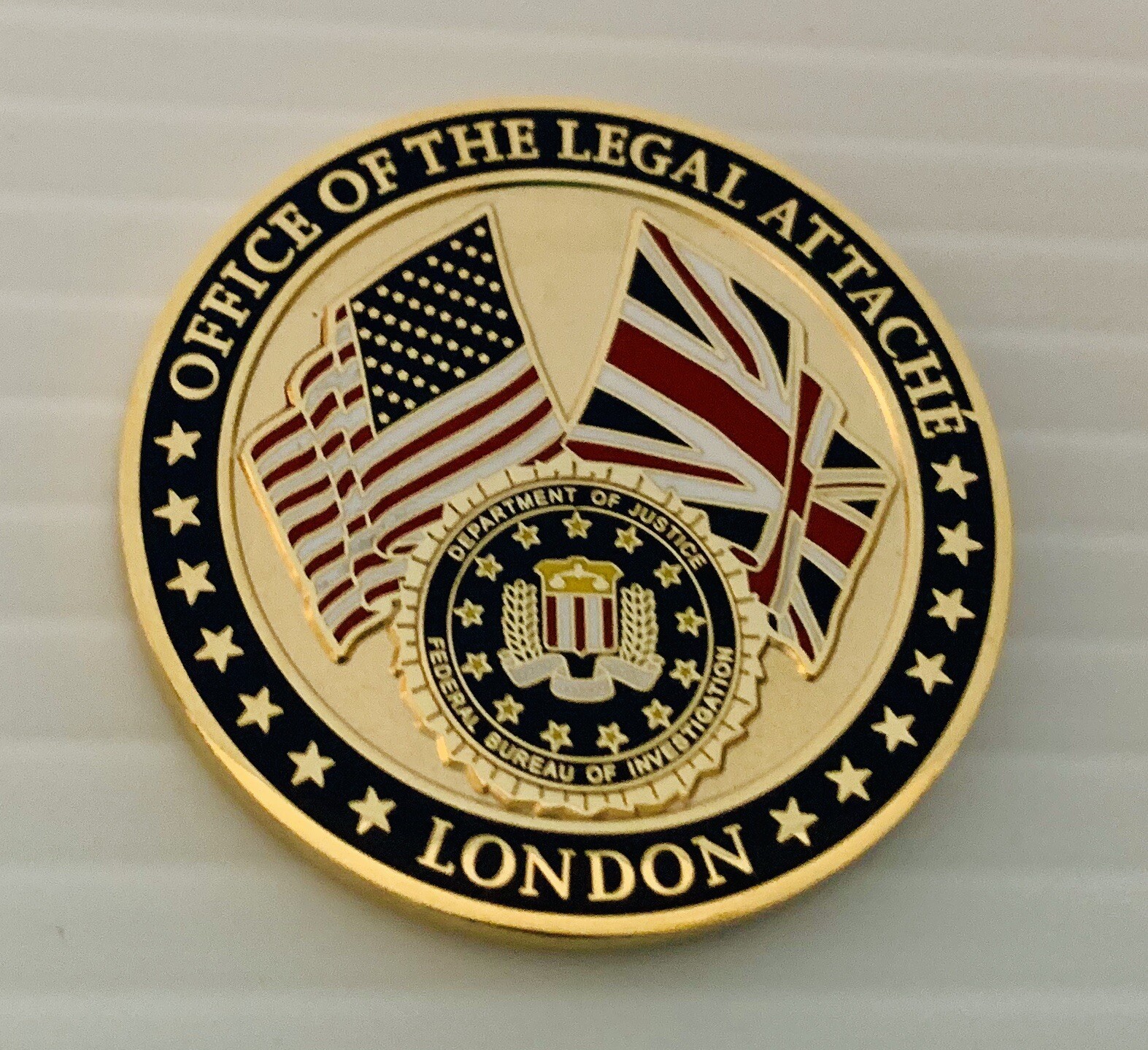 DOJ FBI Federal Bureau Investigation Legat London Legal Attaché ...