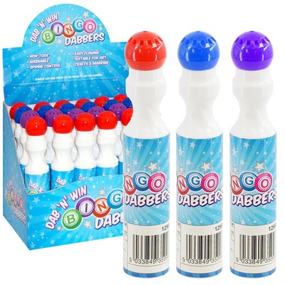 Bingo Dabbers for Bingo Games Marker Pens Multicoloured Family Games ...
