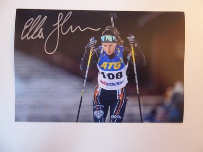 Ella Halvarsson - Biathlon - orig. sign. Foto - Tolles Motiv | eBay.de