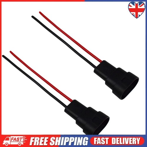 1 Pair 9005 HB3 HB4 Bulb Socket Headlight Fog Lamp Male Plug Adapter ...