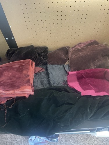 Over 3 Yards Of Velvety Like Fabric (C4) | eBay