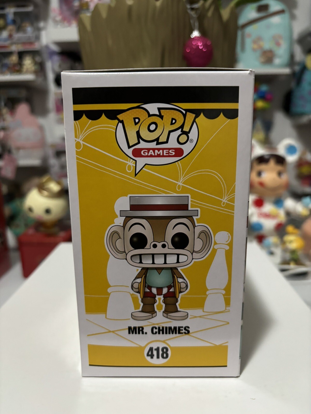 Funko POP Games Cuphead Mr. Chimes #418 GAMESTOP EXCLUSIVE Collectible ...