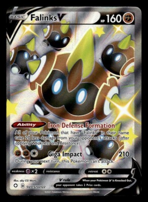 Pokemon TCG - Falinks V SV115/SV122 - Shining Fates - Shiny Vault Full ...