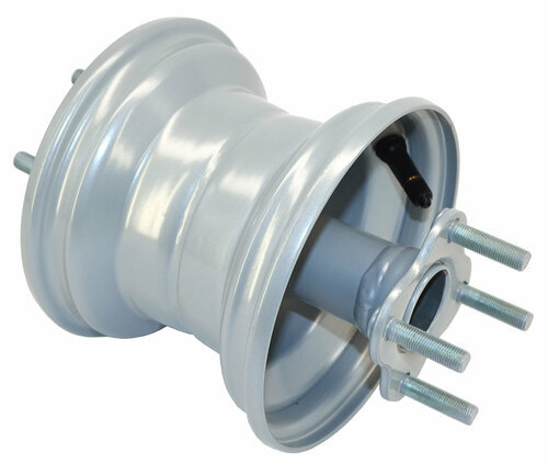 6" x 4-1/2" Mini-Bike Drive Wheel Steel Rim | 2-7/8" Bolt Circle Mini ...