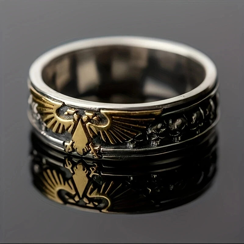 Warhammer 40,000 Imperium of Man Ring 40K Collectible Accessory Ring ...