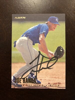 JOE RANDA 1996 FLEER AUTOGRAPHED SIGNED AUTO BASEBALL CARD U43 | eBay