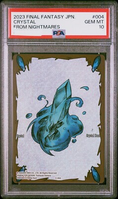 Water Crystal Token Foil Full Art C-004 PSA 10 Final Fantasy From ...