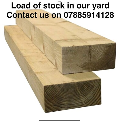6x2 tanalised treated timber 150x47 pefc 3.6m lengths | eBay