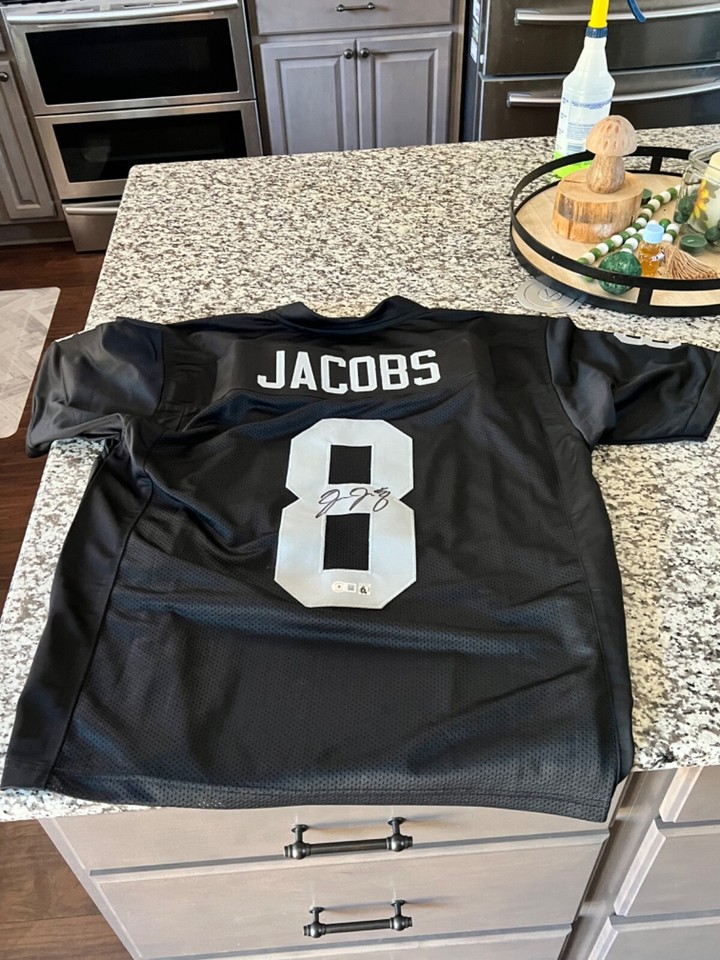 Josh Jacobs Las Vegas Raiders Signed Jersey Beckett COA | eBay